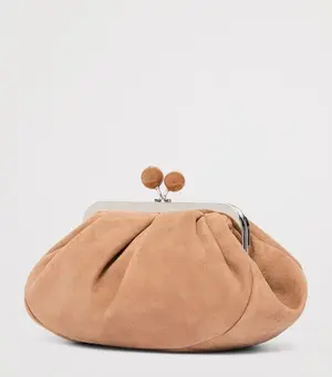 Max Mara Suede Pasticcino Clutch Bag