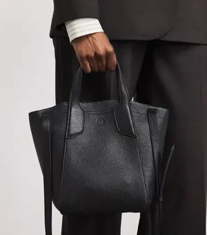 Harrods Small Leather Freya Tote Bag