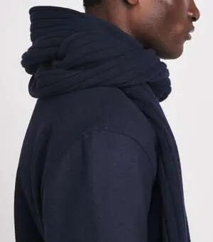 Herno Cashmere Rib-knit Scarf