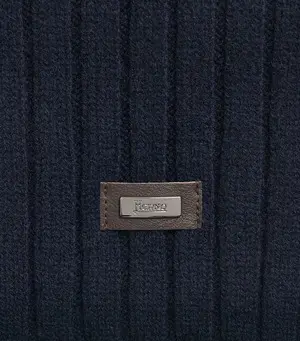 Herno Cashmere Rib-knit Scarf
