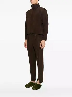 Issey Miyake Plissé Raglan-sleeve Sweater