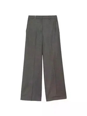 Peserico Pinstripe Wide-leg Tailored Trousers