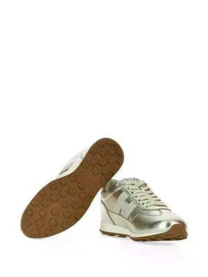 Hogan Metallic Leather Athletic Sneakers
