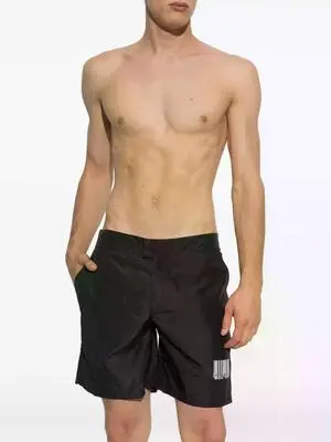 Moschino Barcode-print Swim Shorts