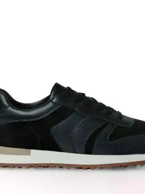 BRETT JOHNSON Panelled Leather Sneakers