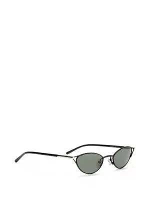 Alexander McQueen T-bar Cat-eye Sunglasses - Black