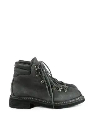 Guidi Suede Lace-up Hiking Boots