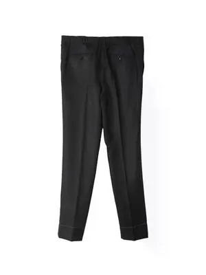 Brioni Elasticated Waistband Wool Trousers