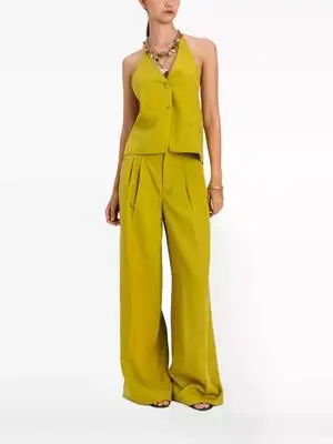 TWINSET Linen-blend Halter Waistcoat