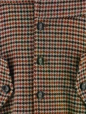 Emporio Armani Houndstooth Pattern Ribbed-collar Jacket