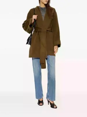 BY MALENE BIRGER Trinelle Belted Wool Coat