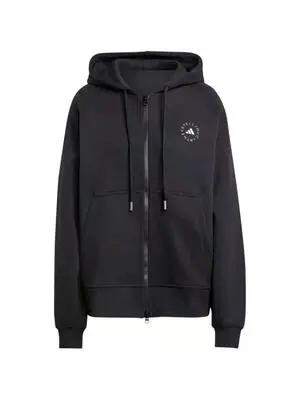 Adidas Logo-print Zip-up Hoodie