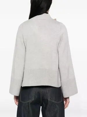 PSOPHIA Flower-appliqué Cardigan