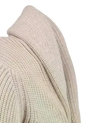 DRUMOHR Shawl-collar Chunky-knit Cardigan