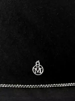 MAISON MICHEL Auguste Chain-trimmed Fedora