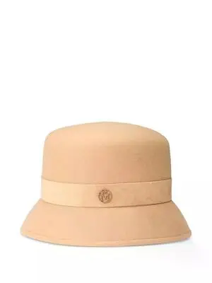 MAISON MICHEL Mini New Kendall Wool-felt Hat - Neutrals