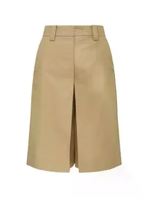 CLUB21 COLLECTION Pleated Wide-leg Cropped Trousers