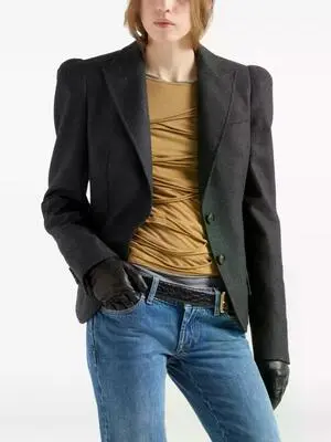 7 For All Mankind High-shoulder Blazer