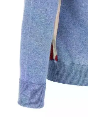 BALLANTYNE Diamond Inlay Cashmere Sweater