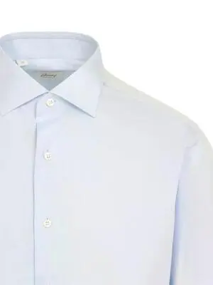 Brioni Long-sleeve Cotton Shirt