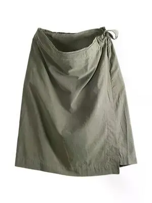 CASEY CASEY Wrap-style Gathered Midi Skirt