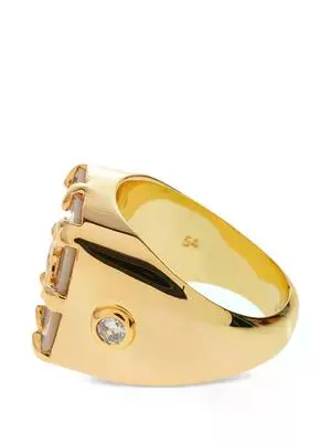 Casablanca Logo-plaque Signet Ring