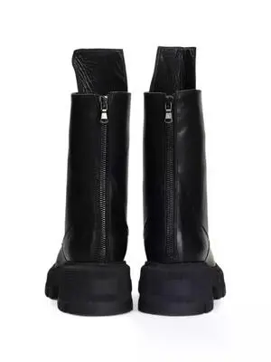 JULIE DEE Lace-up Chunky-sole Boots