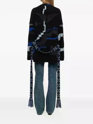 Zadig&Voltaire Aspen Wings Intarsia-knit Coat