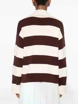 FORTE_FORTE Horizontal-stripe Sweater