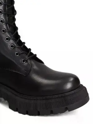 JULIE DEE Lace-up Chunky-sole Boots