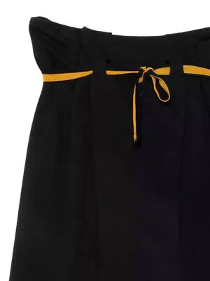 JIL SANDER 1990s Belted Wool Skirt