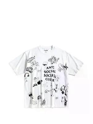 ANTI SOCIAL SOCIAL CLUB Illustrated-print T-shirt - White