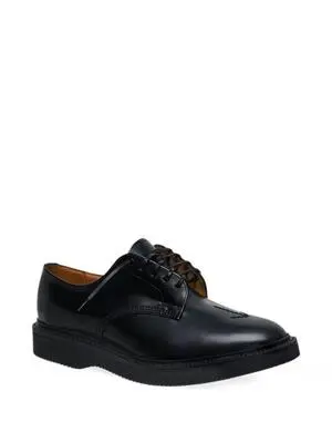Comme Des Garçons Embroidered Leather Shoes