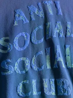 ANTI SOCIAL SOCIAL CLUB Weathered Mind Games Hoodie - Blue