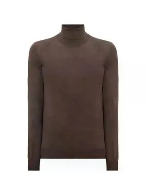 GRAN SASSO Roll-neck Sweater - Brown