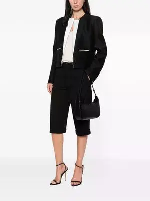 TOM FORD Pressed-crease Turned-up Trousers