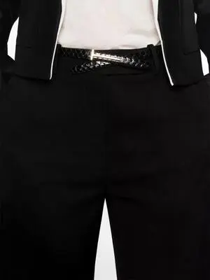 TOM FORD Pressed-crease Turned-up Trousers