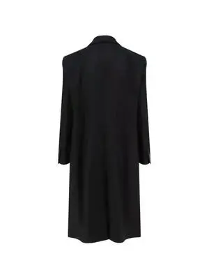 HEVO Martina Franca Double-breasted Coat - Black
