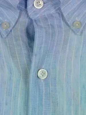 FINAMORE 1925 Vertical-stripe Button-down Shirt