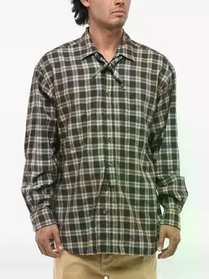 Dsquared2 Checked Cotton Shirt - Grey