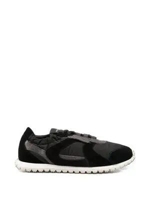 Emporio Armani Suede-panelled Sneakers