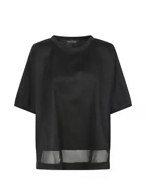 Mizuiro Ind Mesh-panel Wide T-shirt