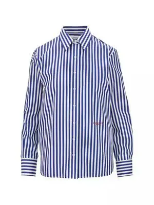 Givenchy Embroidered-logo Striped Shirt