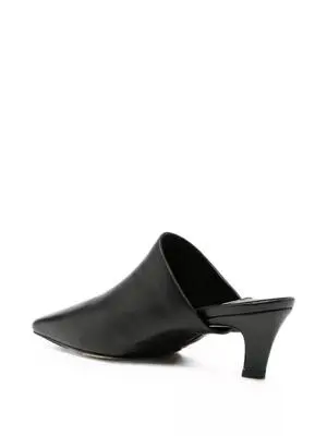 TOTEME Pointed-toe Leather Mules