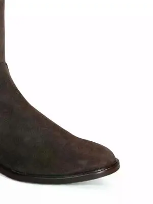 JULIE DEE Suede Knee-high Boots