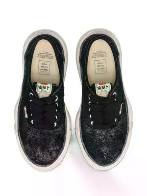 Mihara Yasuhiro Baker 26 Og Sole Glittery Suede Low-top Sneakers