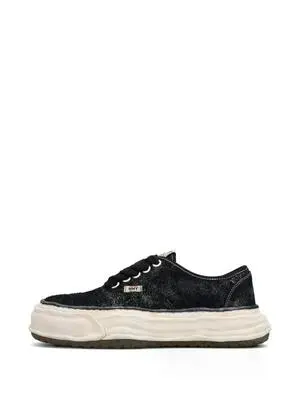 Mihara Yasuhiro Baker 26 Og Sole Glittery Suede Low-top Sneakers