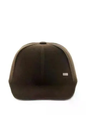 Herno Wool Baseball Cap - Brown