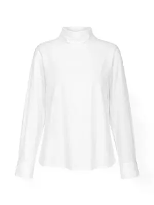 CLUB21 COLLECTION Violette High-neck Shirt - White