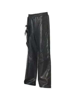 DOUBLET Basketball Shoe Pocket Leather Trousers